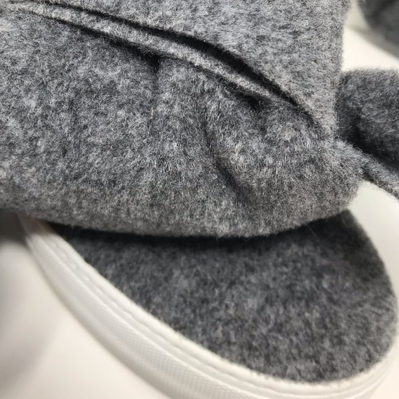 Joshua Sanders | Shoes | Nwt Joshua Sanders Felted Bow Slipon Sneakers ...